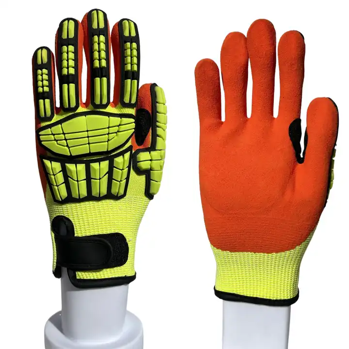 ODM 13 Gauge HPPE Cut Resistant Working Gloves Nitrile Anti-Impact ...